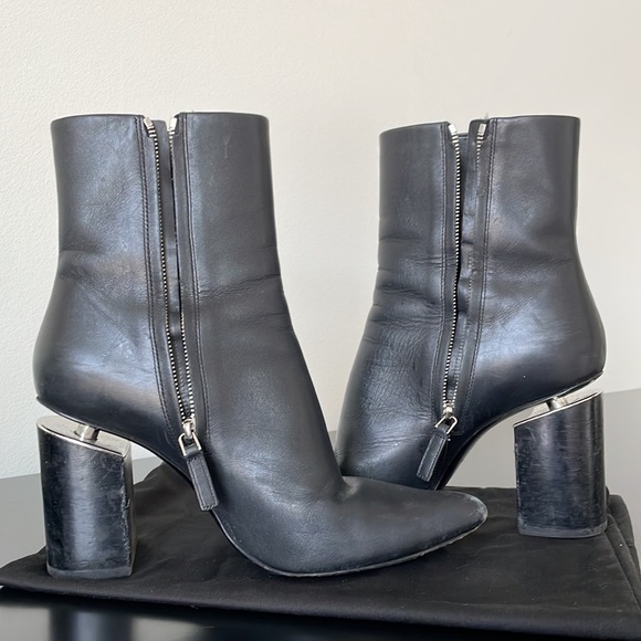 Alexander Wang | Shoes | Alexander Wang Detached Black Booties Midcalf ...